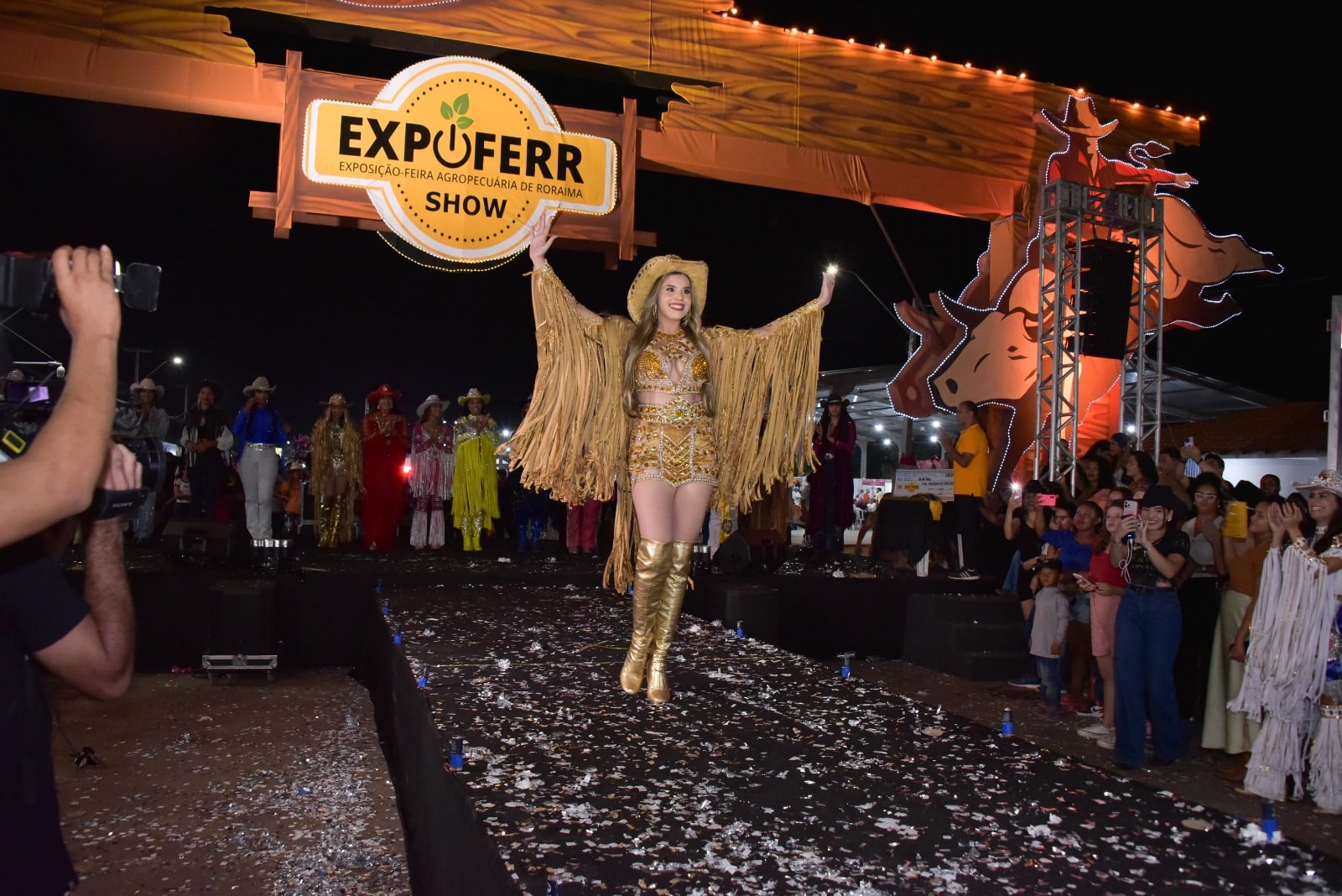 Rainha da Expoferr Show 2024 é eleita no primeiro dia do evento - EXPOFERR